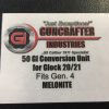 Guncrafter Industries .50GI 1911 and Glock Conversion