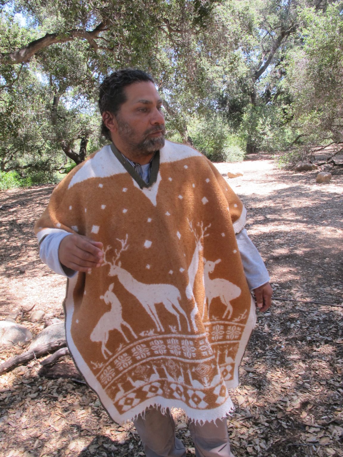 MAKING A PONCHO FROM A BLANKET